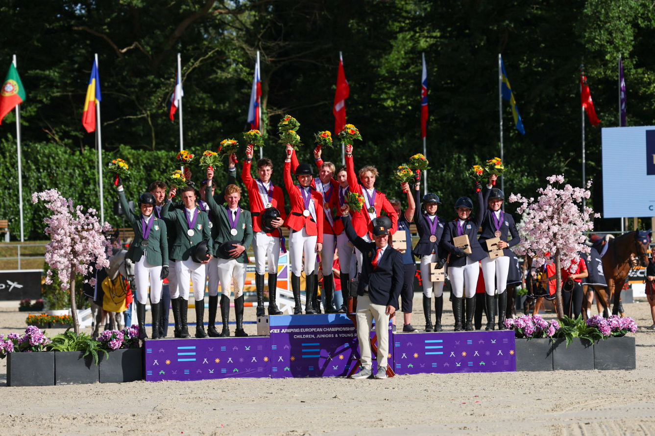 Ireland's Young Riders win silver medal at European Championships